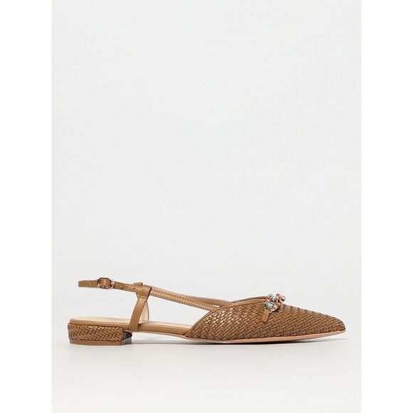 Twin-Set | Shoes | Twinset Flat Sandals Woman Women Natural Ballet ...